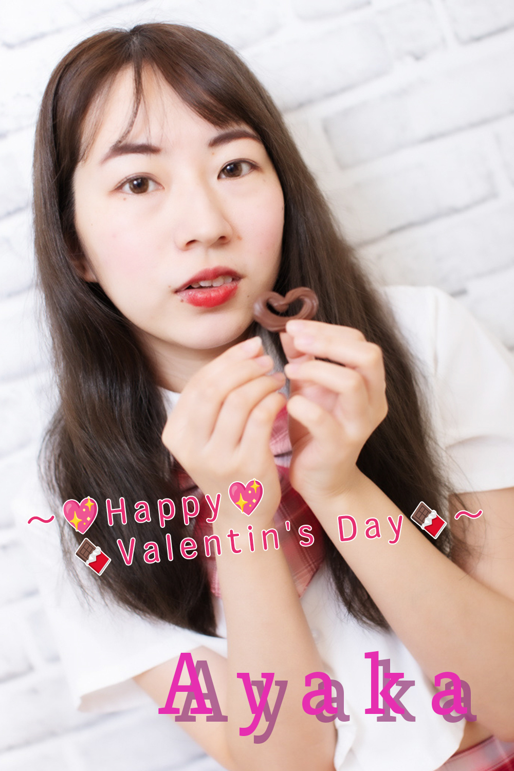【アイドル】 Ayaka 〜💖Happy💖 🍫Valentin's Day🍫〜 - Ayaka応援団 (SPScfu)の商品｜ファンティア[Fantia]