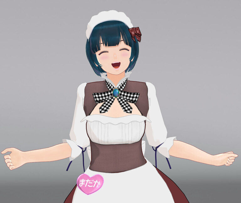 【オリジナル】 MMD佐渡渡まどか（メイド喫茶コス）V2.11 佐渡渡ファンクラブ (にーしか)の商品｜ファンティア[Fantia]