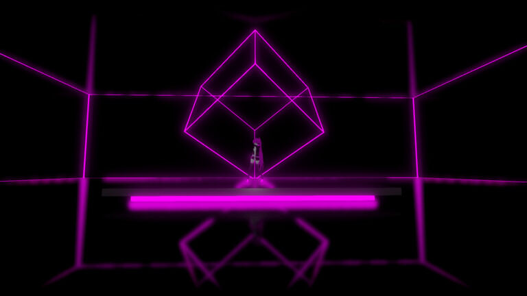 【MMDステージ】 NeonBoxステージ 異色肌MMDクラブ (sakusya)の商品｜ファンティア[Fantia]