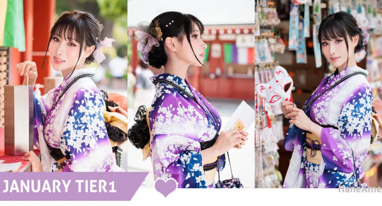 【新年】 【FANTIA♥1月DL版フォトセット】オリジン 新年 着物 雨波 HaneAme Cosplay HaneAme雨波 (🦊ハネアメ ...