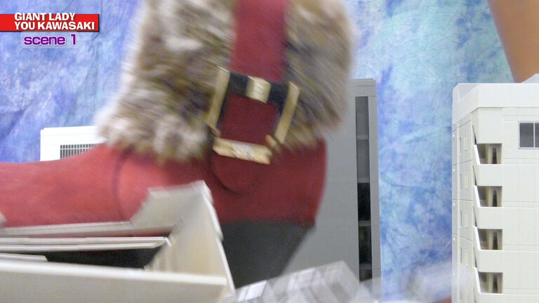 【巨大娘】 GIANT LADY YOU KAWASAKI scene1 ZXT00C GYM @zebra_zx10r (川崎 優)の商品｜ファンティア[Fantia]