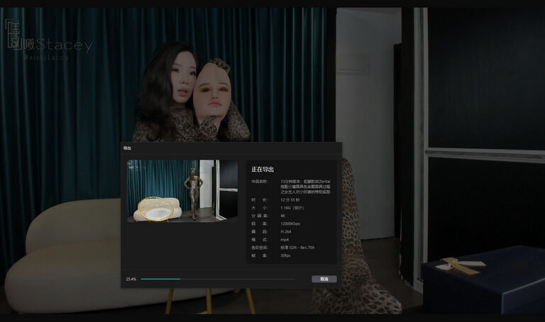 13分钟版本：小惠面具女王剧情定制包含戴面具过程以及语言调教 xixistacey粉丝团 (xixistacey)の商品｜ファンティア[Fantia]