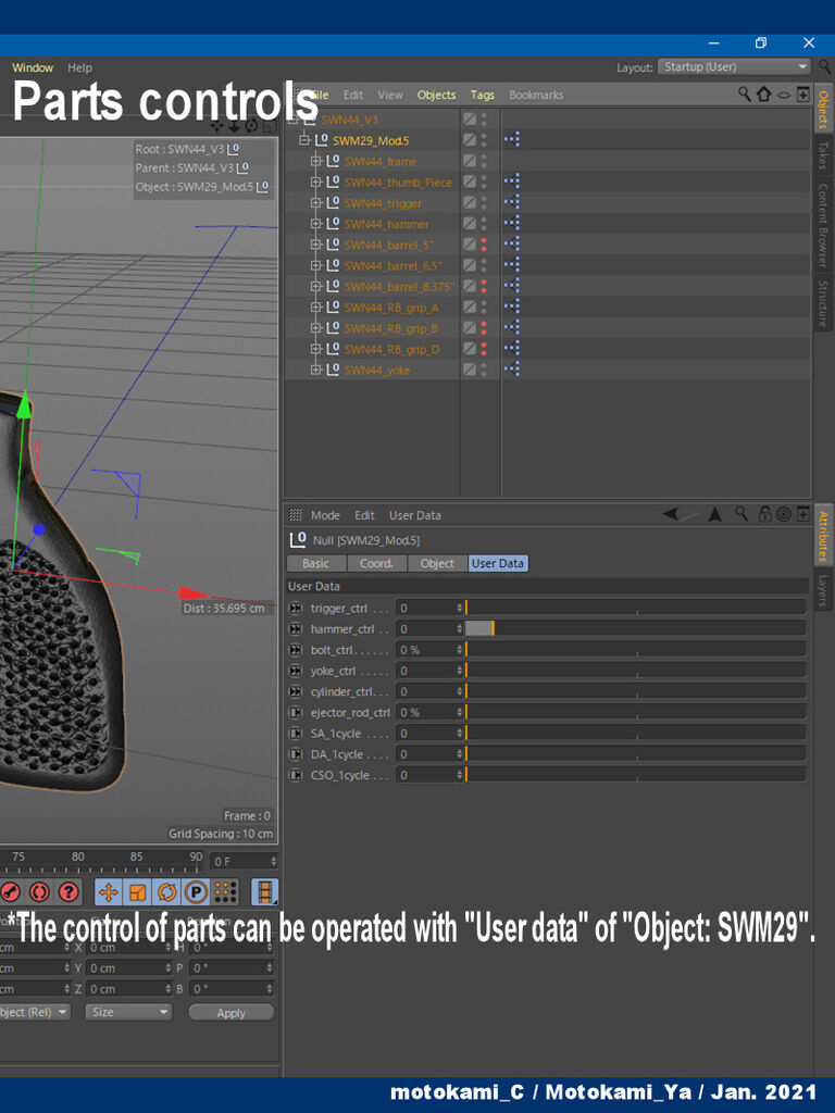 【CINEMA4D】 SWN44-03 for C4D 三種の神器・雑の会 (基上思惟(motokami shii))の商品｜ファンティア[Fantia]