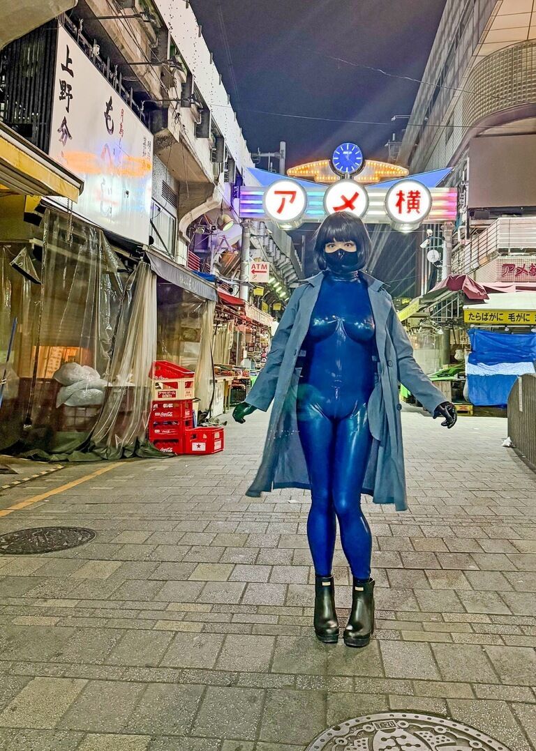 【10%OFF】LTX-052 Latex and Sakura at Night Shiny Rubber Style (FetishLydia-Taiwanese Rubber Girl ...